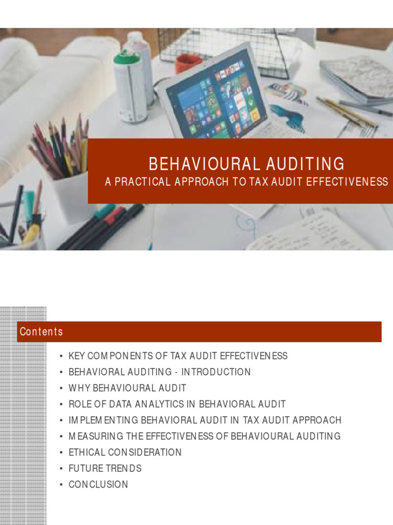 Behavioural Auditing | PDF | Audit | Regulatory Compliance