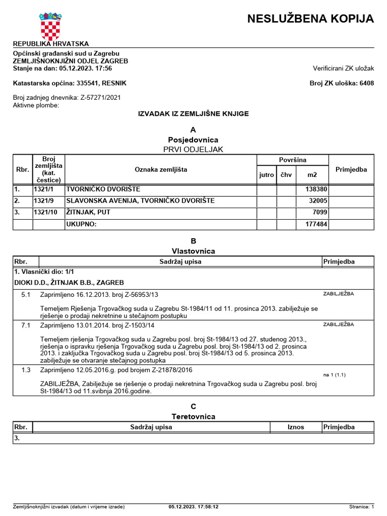 177484M2 DIOKI Doki ZK 6408 RESNIK | PDF