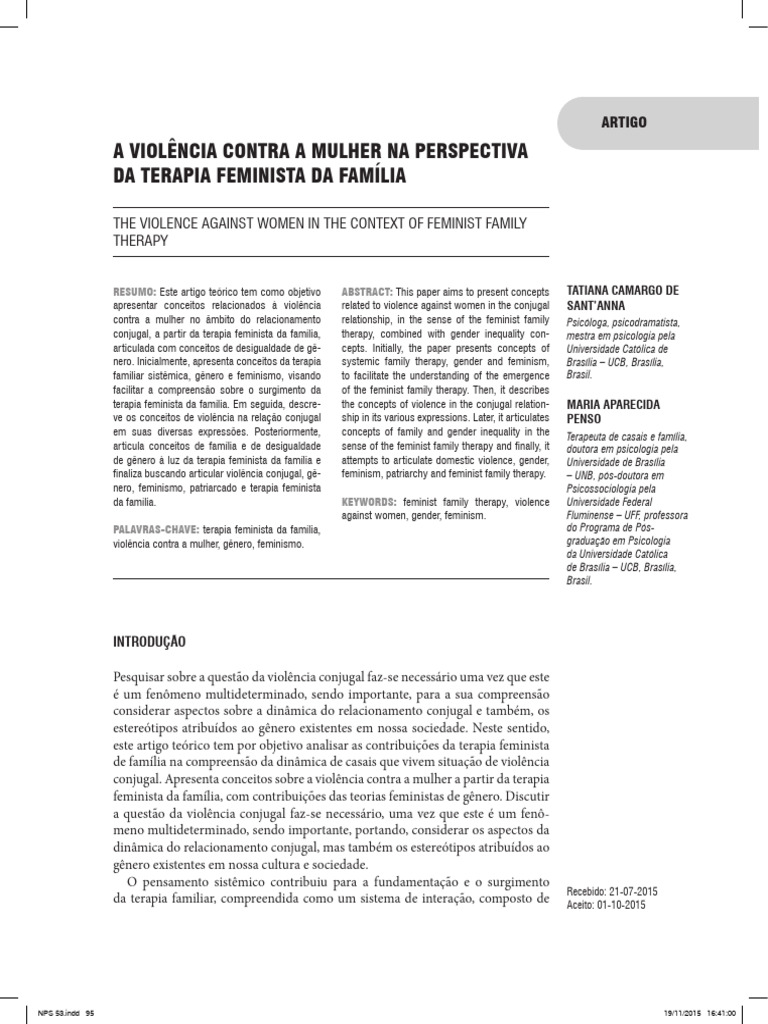 149-Texto Do Artigo-372-382-10-20160915 | PDF | Família | Feminismo