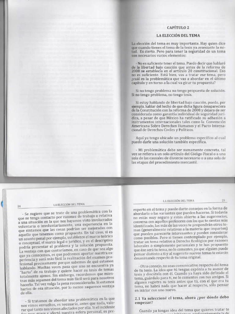 Cap 2 Eleccion Del Tema | PDF
