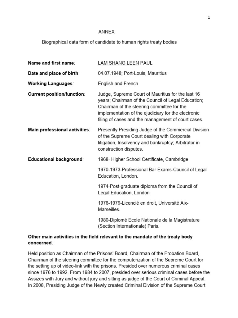 Lam Shang Leen | PDF | Judge | Supreme Court Of The United States