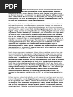 College Essay | PDF | Career & Growth | Self-Improvement