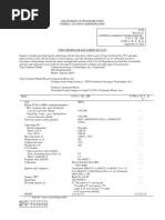 Continental Engine Type Certificate E-252 | PDF | Carburetor | Engines