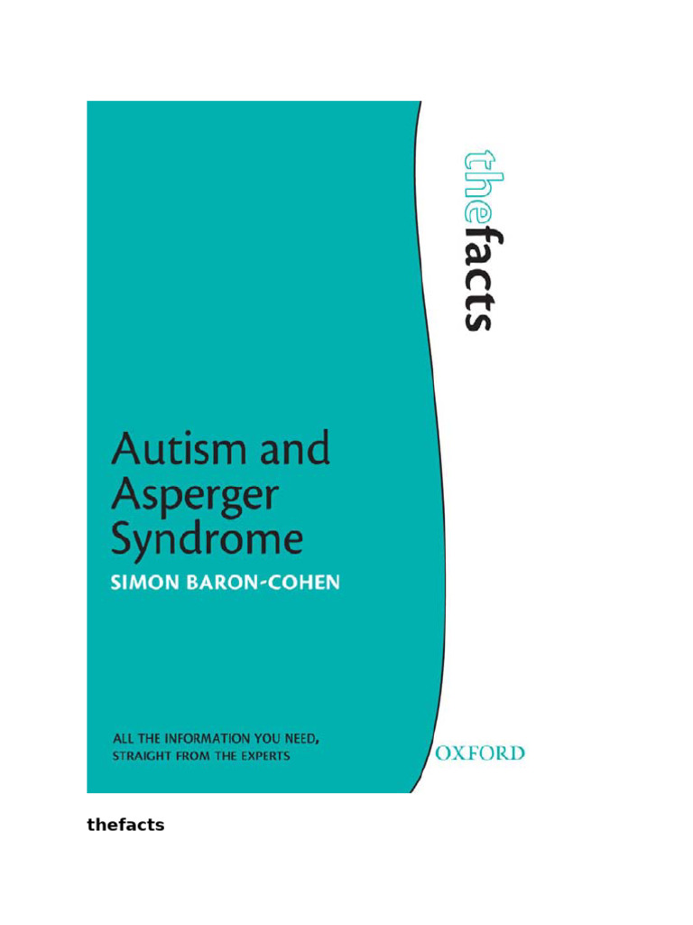 OceanofPDF - Com Autism and Asperger Syndrome - Simon Baron-Cohen | PDF | Autism Spectrum ...