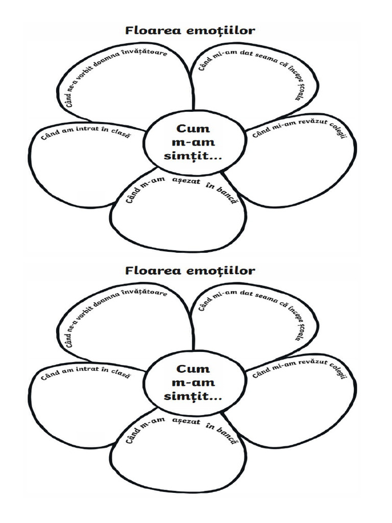 Floarea Emotiilor | PDF