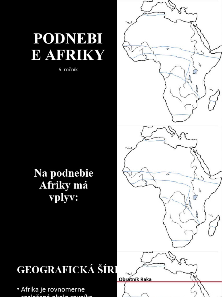 Geo 6 Afrika Podnebie Bo | PDF