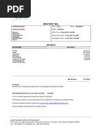 Standard Discharge Summary and Bill Format | PDF