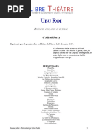 Ubu Roi d'Alfred Jarry - Texte Intégral | PDF | Pièces de théâtre ...