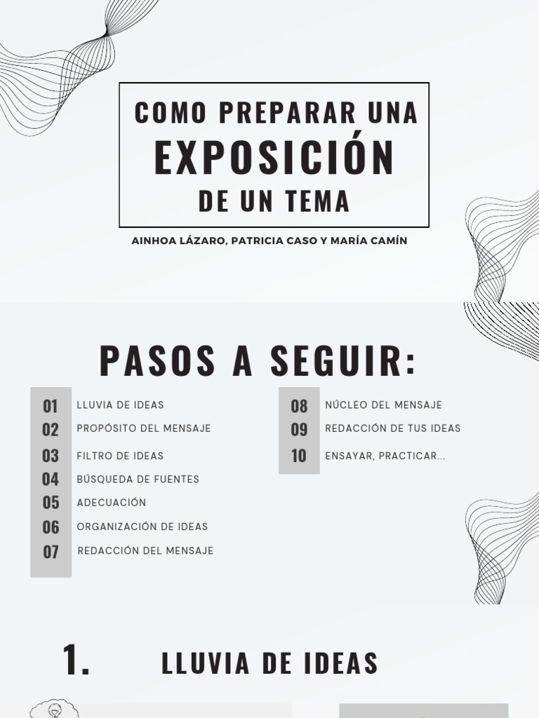 Como Preparar Una Exposición | PDF