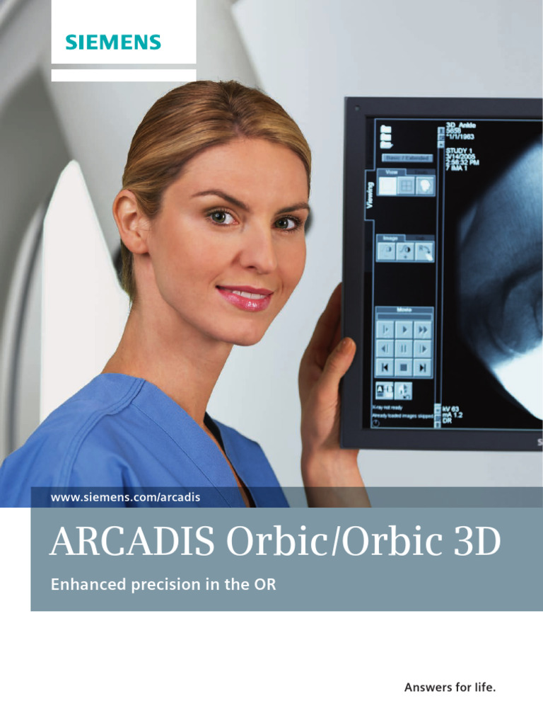 Siemens Arcadis Orbic 3D | PDF | Ct Scan | Medical Imaging
