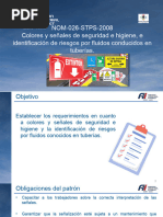 Norma 026 STPS 2008: Señales y Colores | PDF | Color | Seguridad y ...