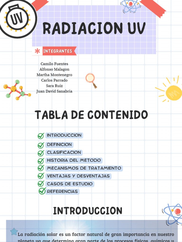 Radiación UV: Impacto y Aplicaciones | PDF | Ultravioleta | Ciencias ...