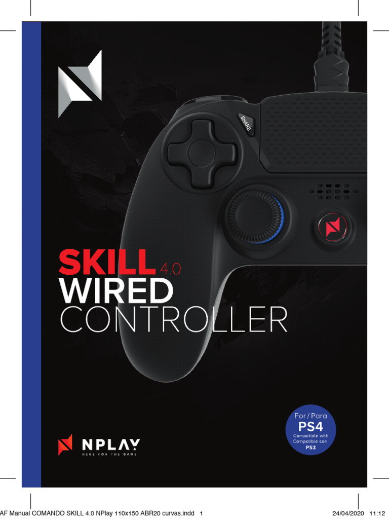 AFManual COMANDOSKILL40 NPlay 110 X 150 ABR20 Curvas | PDF