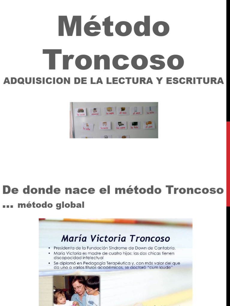 Metodo Troncoso | PDF | Percepción | Aprendizaje