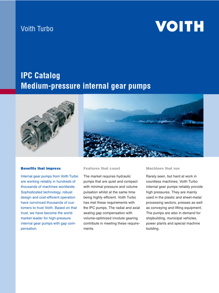 Voith IPC Data File | PDF | Pump | Gear
