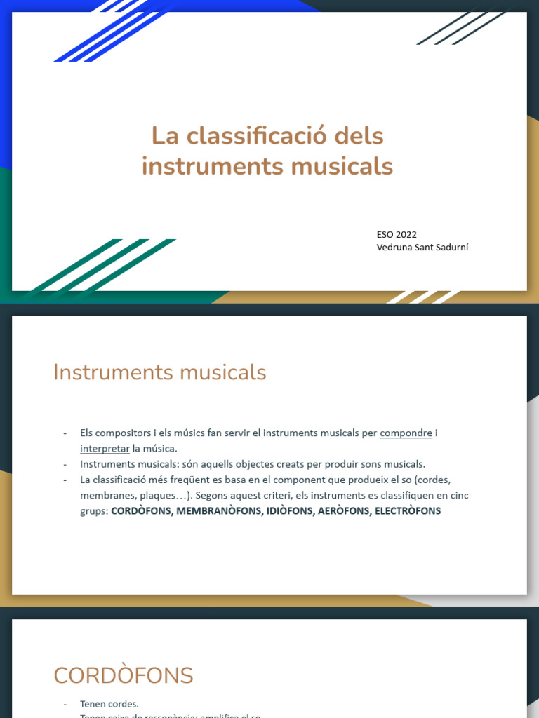 Els Instruments Musicals | PDF