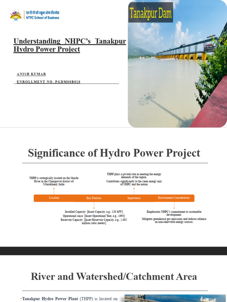 Understanding NHPC's Tanakpur | Download Free PDF | Turbine | Hydroelectricity