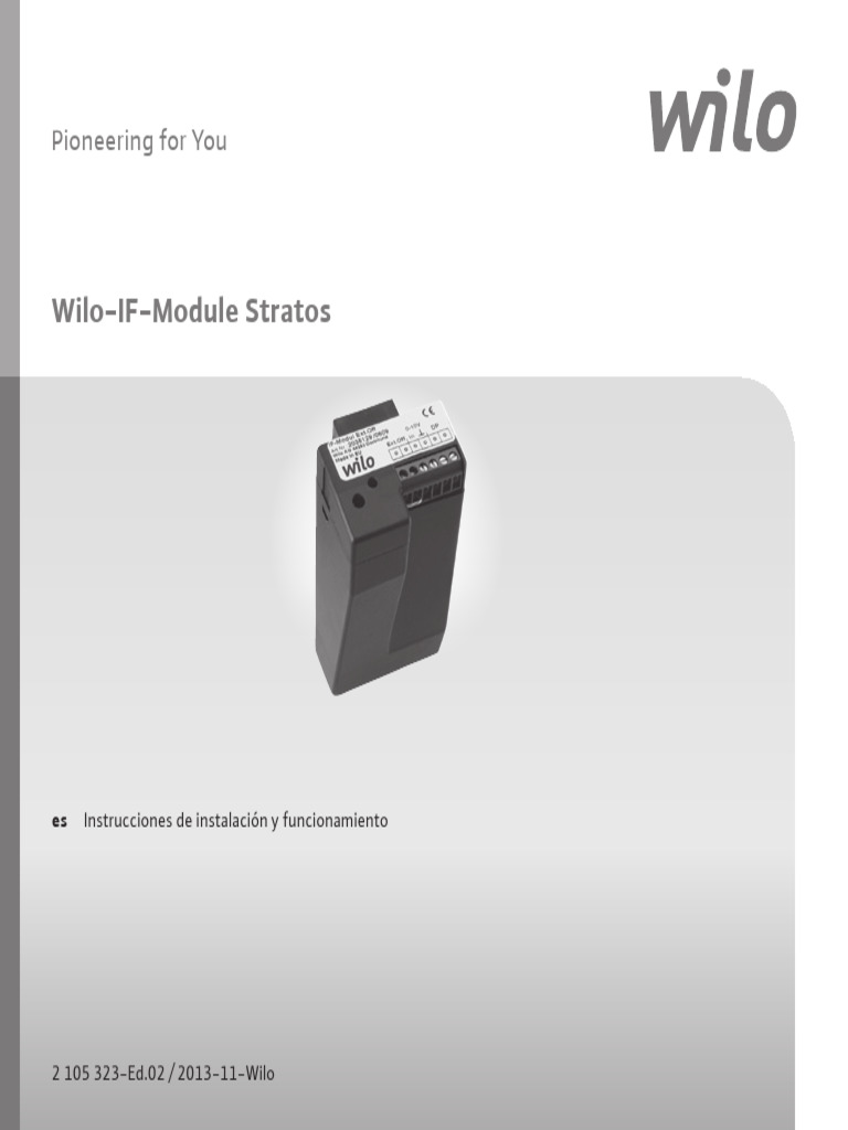 Wilo F 020000290002816500010092 | PDF | Metrología | Electromagnetismo
