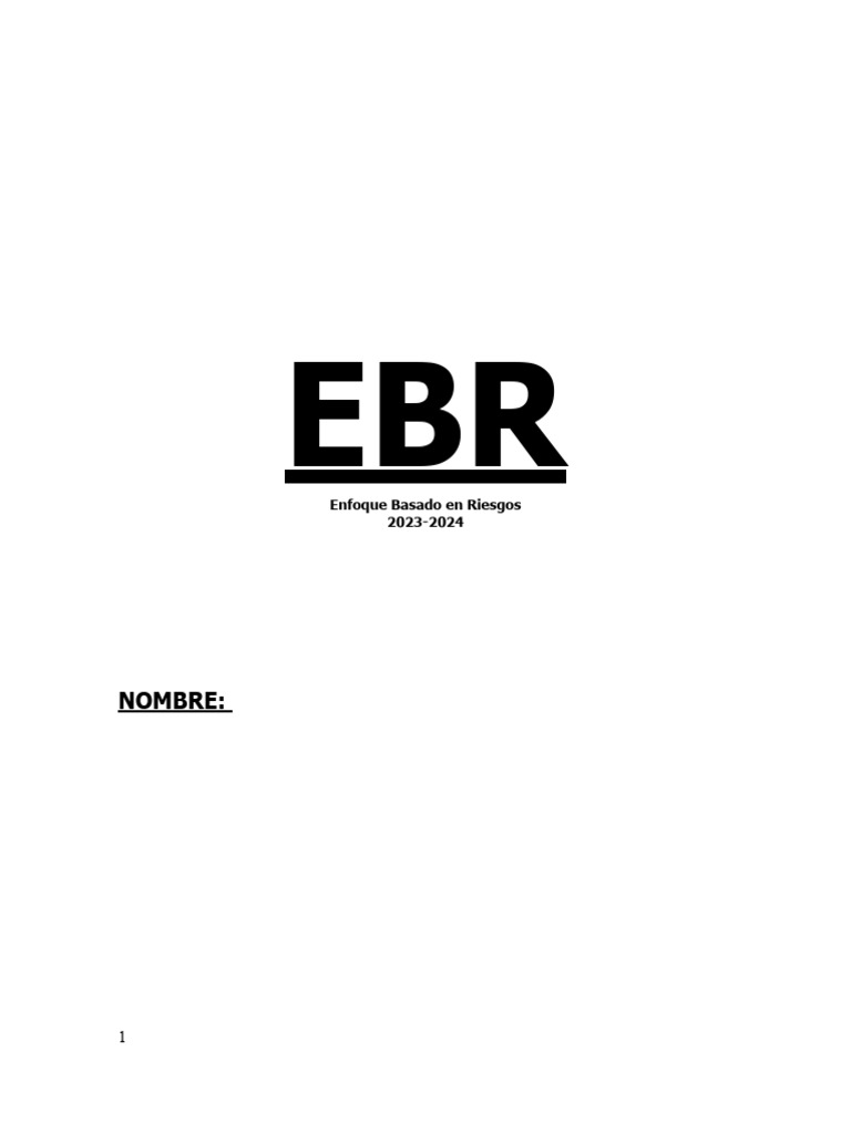 Evaluacion Ebr | PDF | Lavado de dinero | Bancos