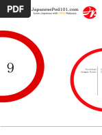 Nihongo-Counting Numbers | PDF