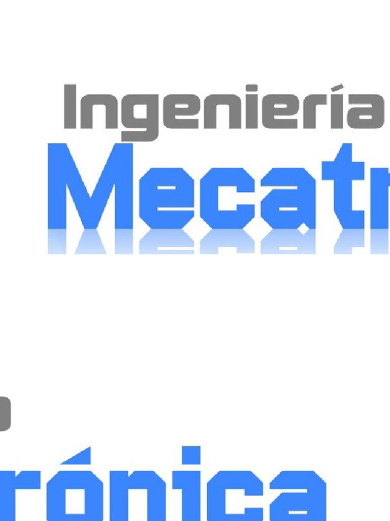 Mecatronica | PDF