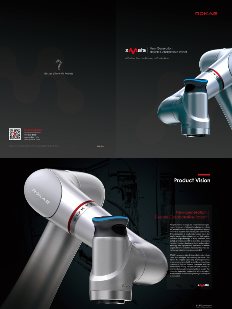ROKAE Collaborative Robots Brochure - 1 | PDF