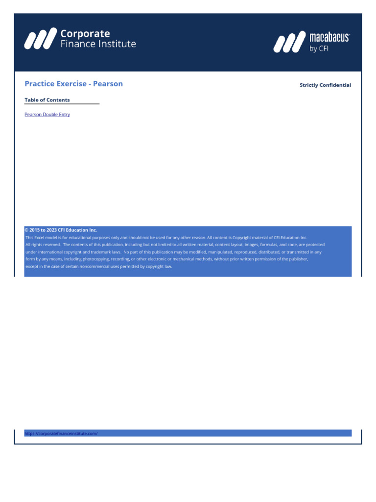 Practice Exercise - Pearson - Blank | PDF