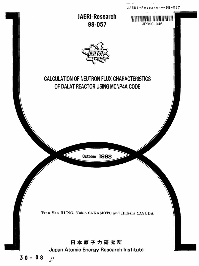 Calculation of Neutron Flux Characteristics of Dalat Reactor Using Mcnp4A Code | Download Free ...