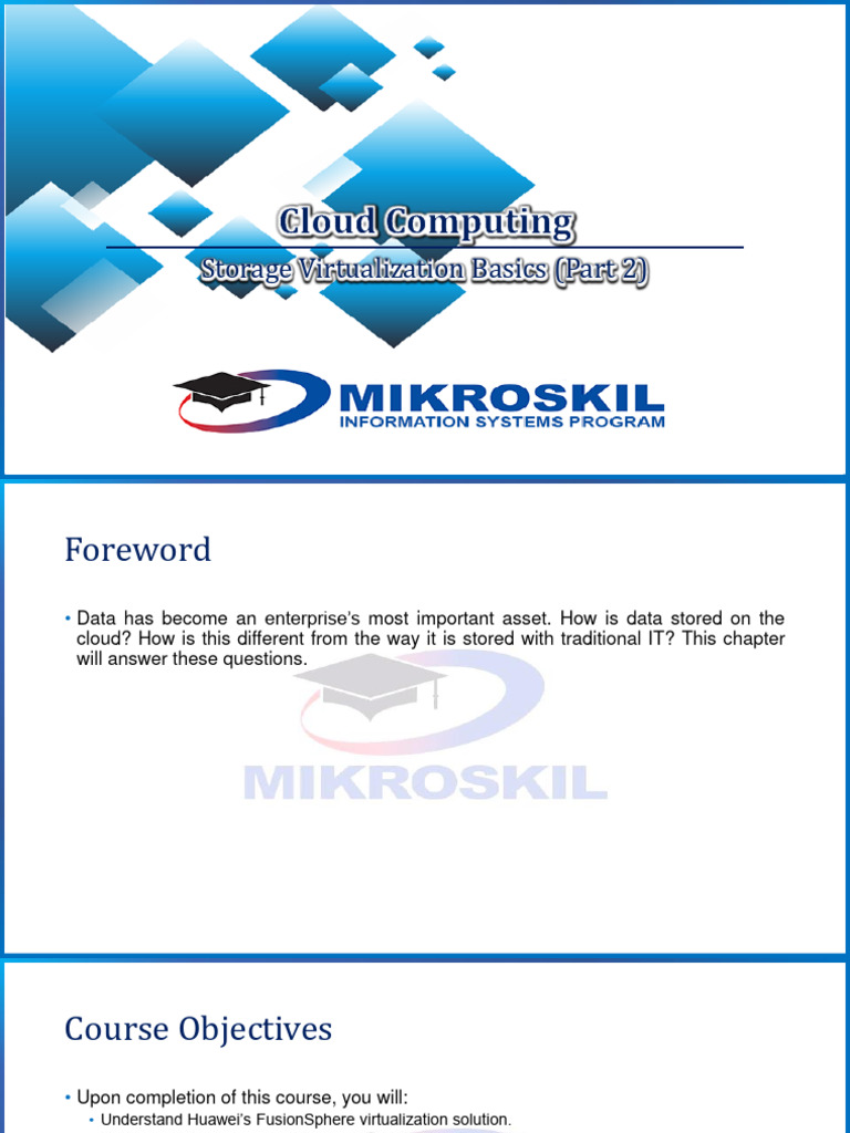 TI2122 - Komputasi Awan 10 | PDF | Computer Network | Solid State Drive TI2122 - Komputasi Awan 10 | PDF | Computer Network | Solid State Drive
