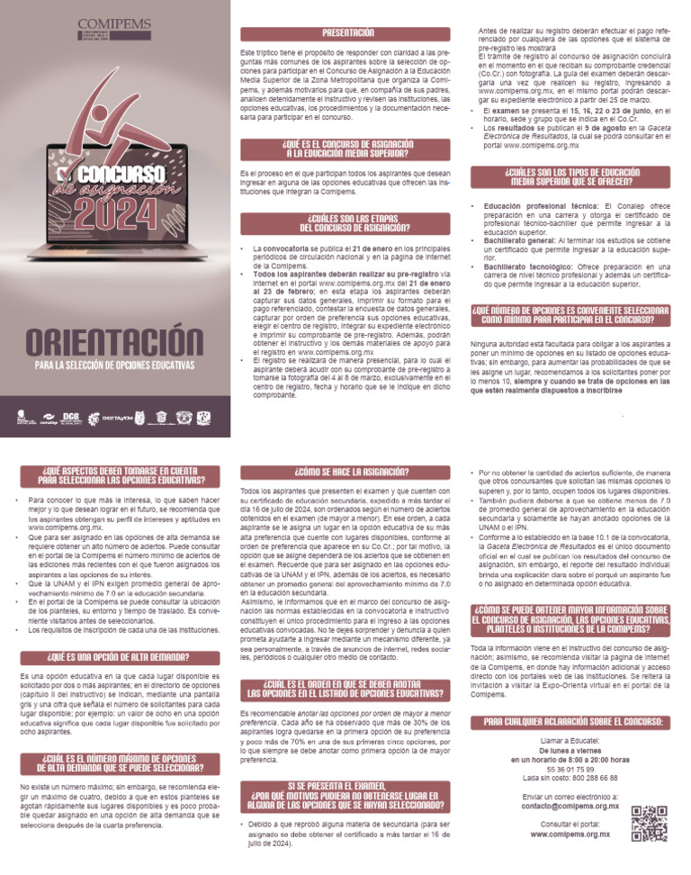 Triptico 2024 | PDF | Internet