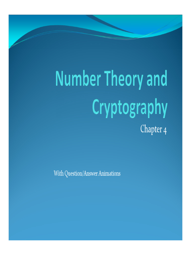 W7-COMP 232-Chap 4 Sec 4.1.mod - Arithmetic | PDF | Integer | Number Theory W7-COMP 232-Chap 4 Sec 4.1.mod - Arithmetic | PDF | Integer | Number Theory