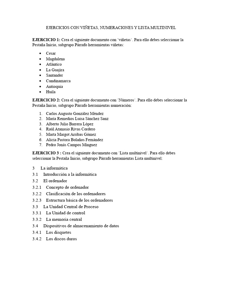 ejercicios informatica listo | PDF | Neurona | Aprendizaje