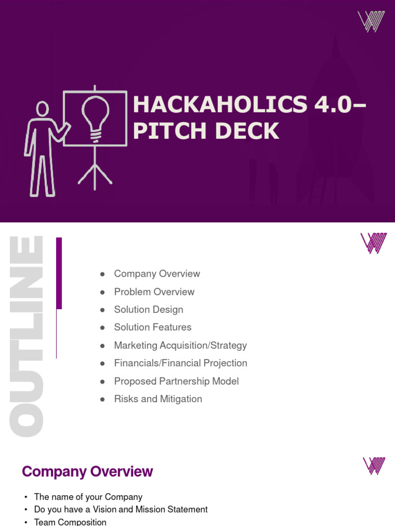 Pitchdeck Template | Download Free PDF | Business Model | Marketing
