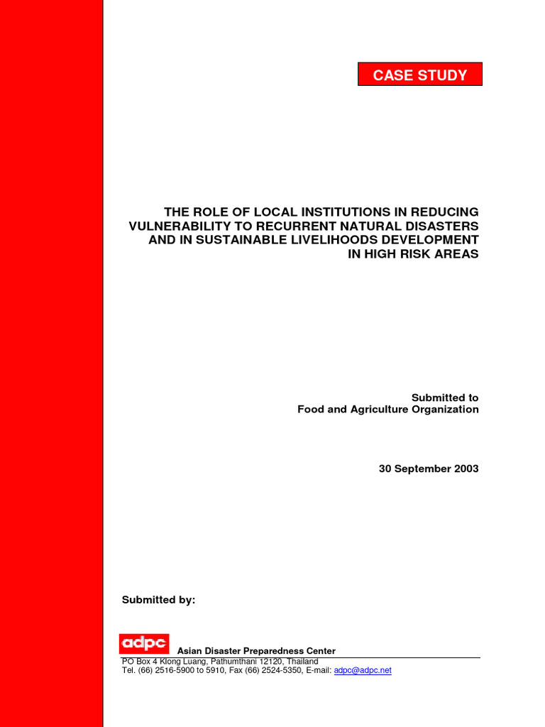 Case Study | PDF | Hazards | Emergency Management