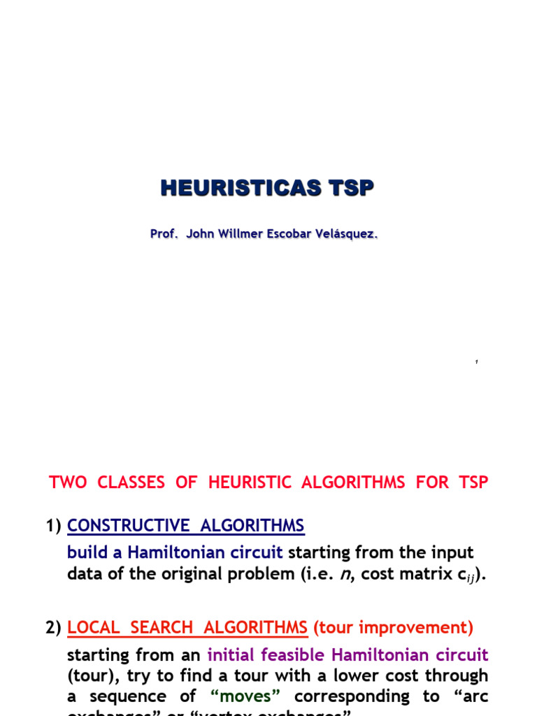 Presentación Transporte Parte 3 2022-1 | PDF | Computational Complexity Theory | Mathematical Logic