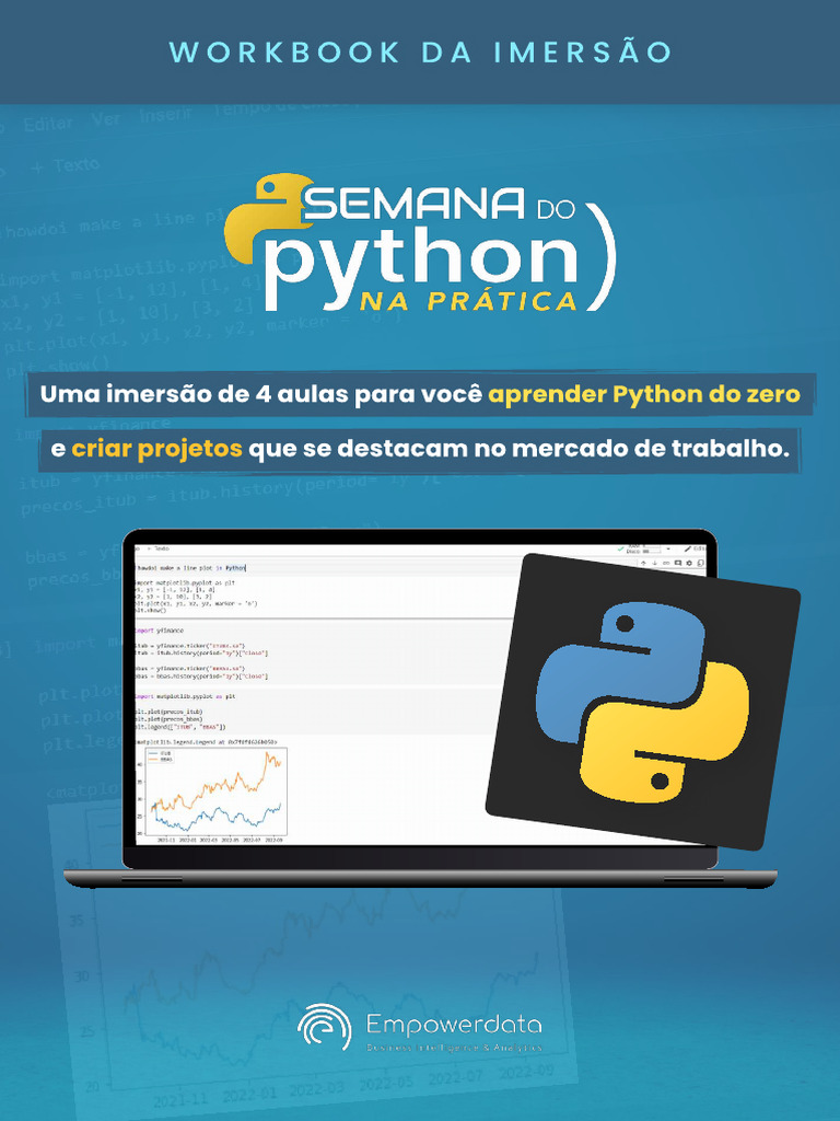 Workbook de Python | PDF | Dados | Python (linguagem de programação) Workbook de Python | PDF | Dados | Python (linguagem de programação)