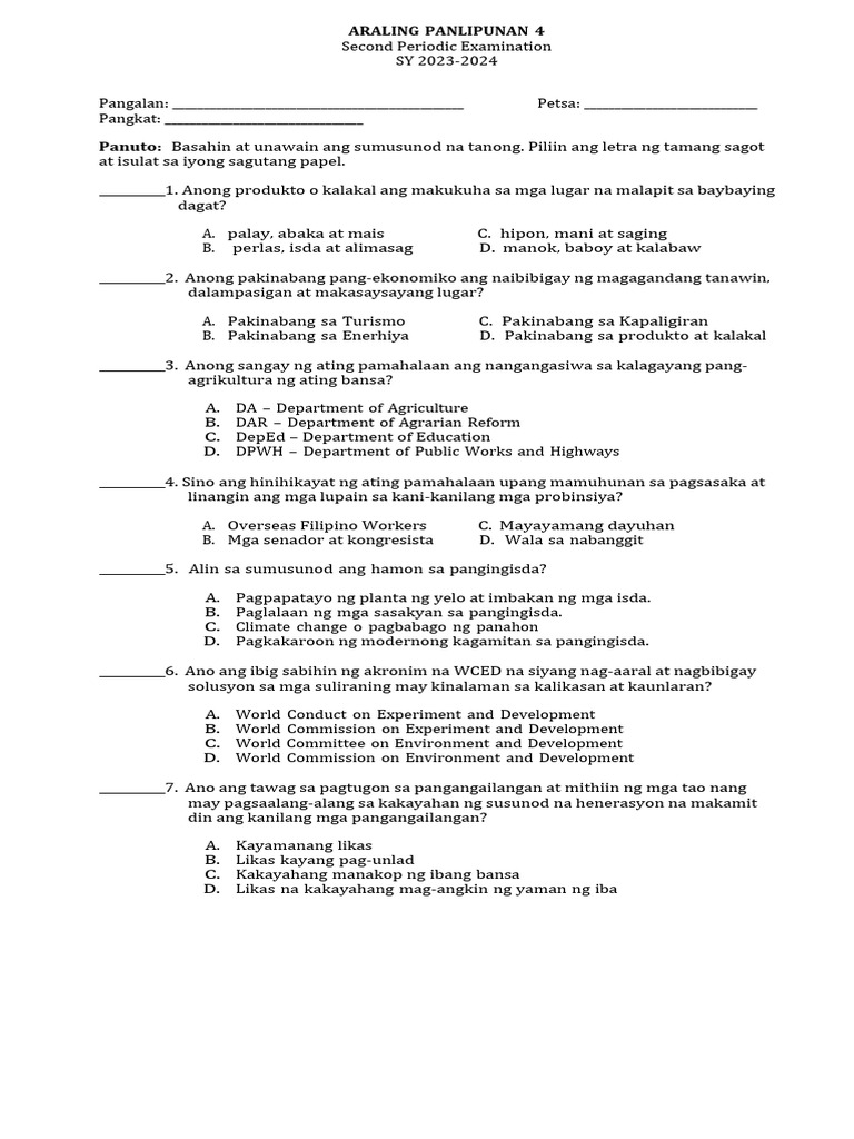 Ap 4 - Q2 - PT - New | PDF