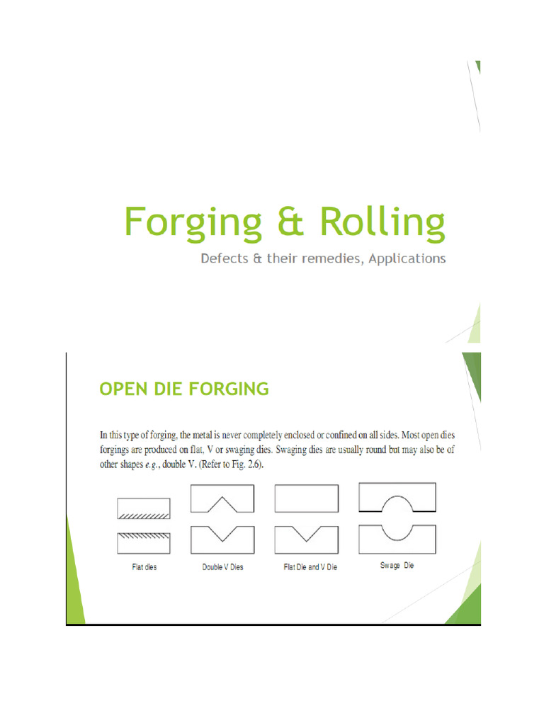 Forging and Rolling | PDF