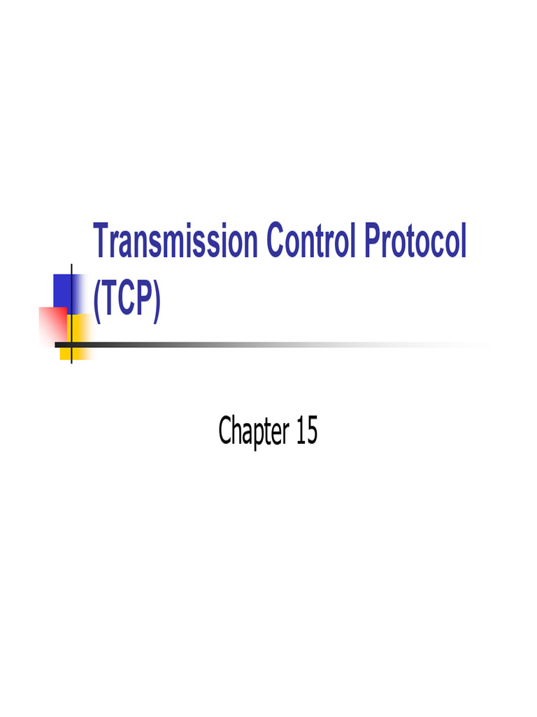 7 Transmission Control Protocol Tcp Download Free Pdf Transmission Control Protocol