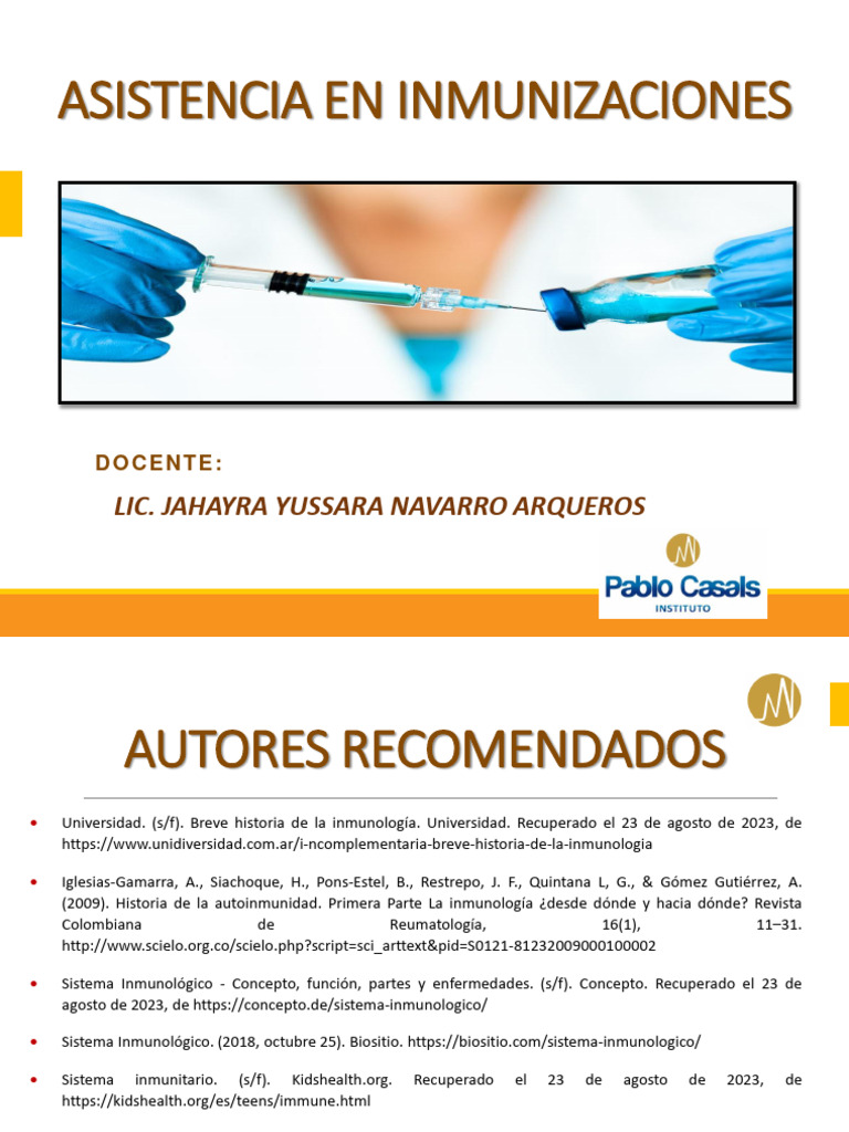 Sesion N°1 Sistema Inmunologico | PDF | Sistema inmune | Inmunología
