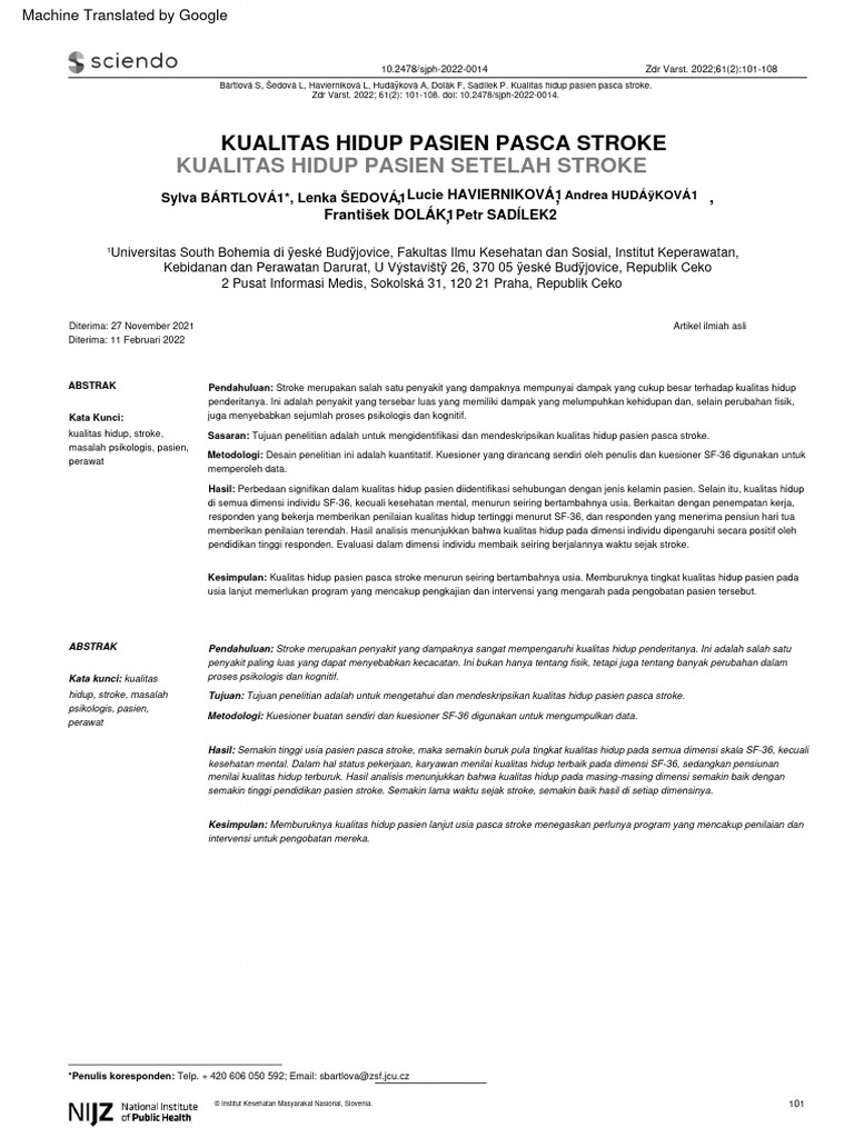 10.2478 - SJPH 2022 0014 1 | PDF