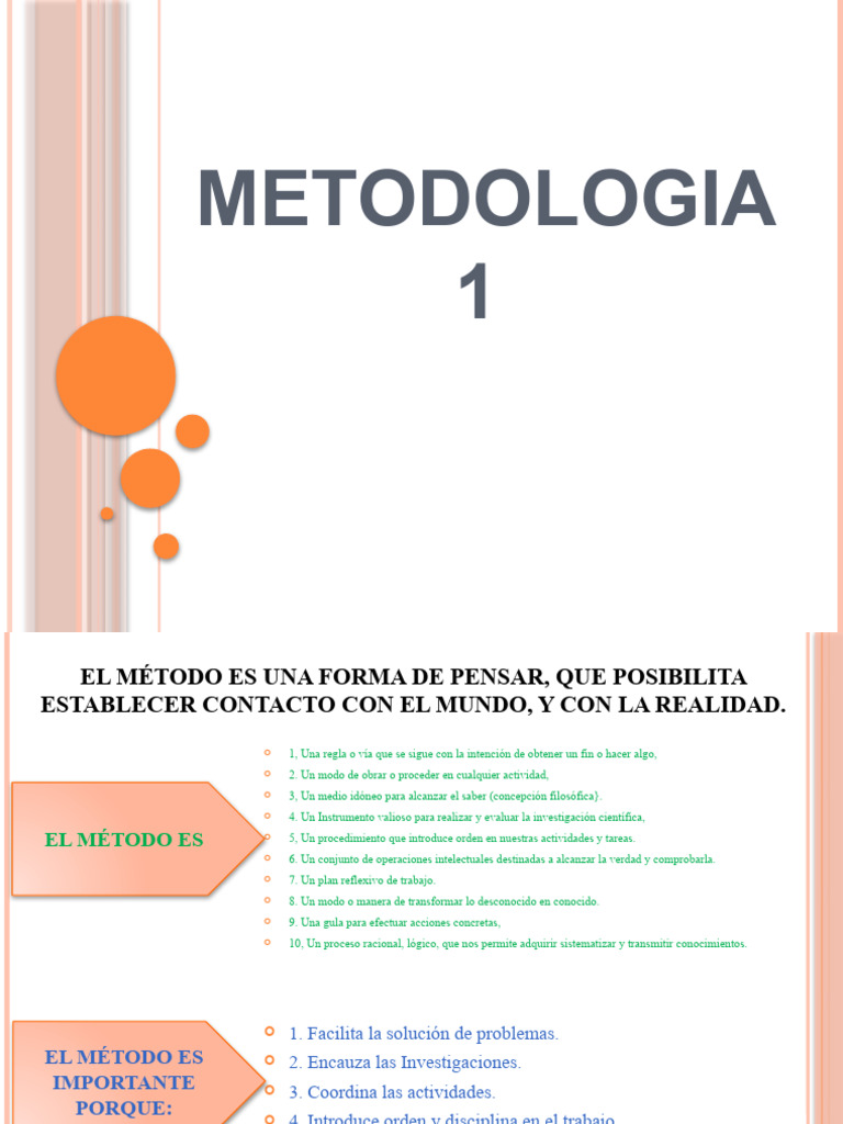 El Metodo | PDF | Método científico | Análisis