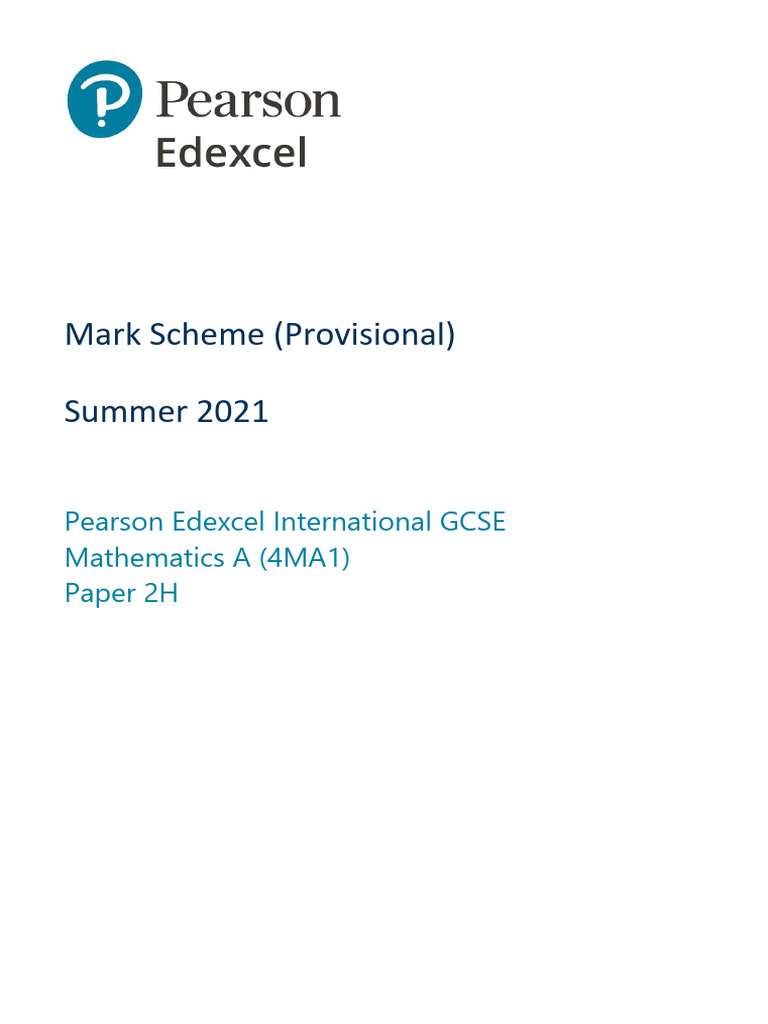 Math #4MA1 2H Ms Unseen 2021 | Download Free PDF | Triangle | Mathematics