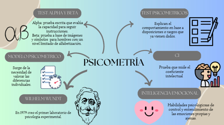 Mapa Mental Psicometria | PDF