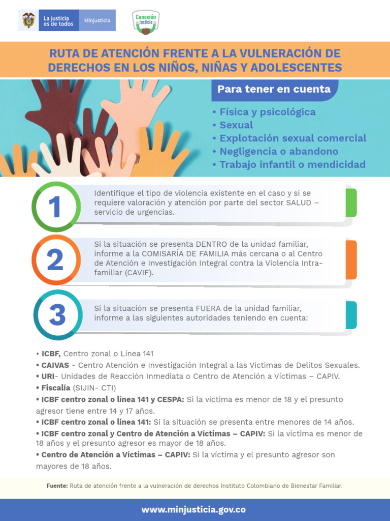 Infografia Ruta de Atencion | PDF