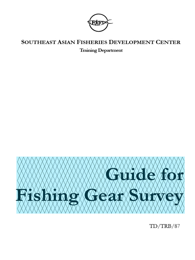 TD TRB 87 Guide For Fishing Gear Survey | PDF | Surveying | Angling