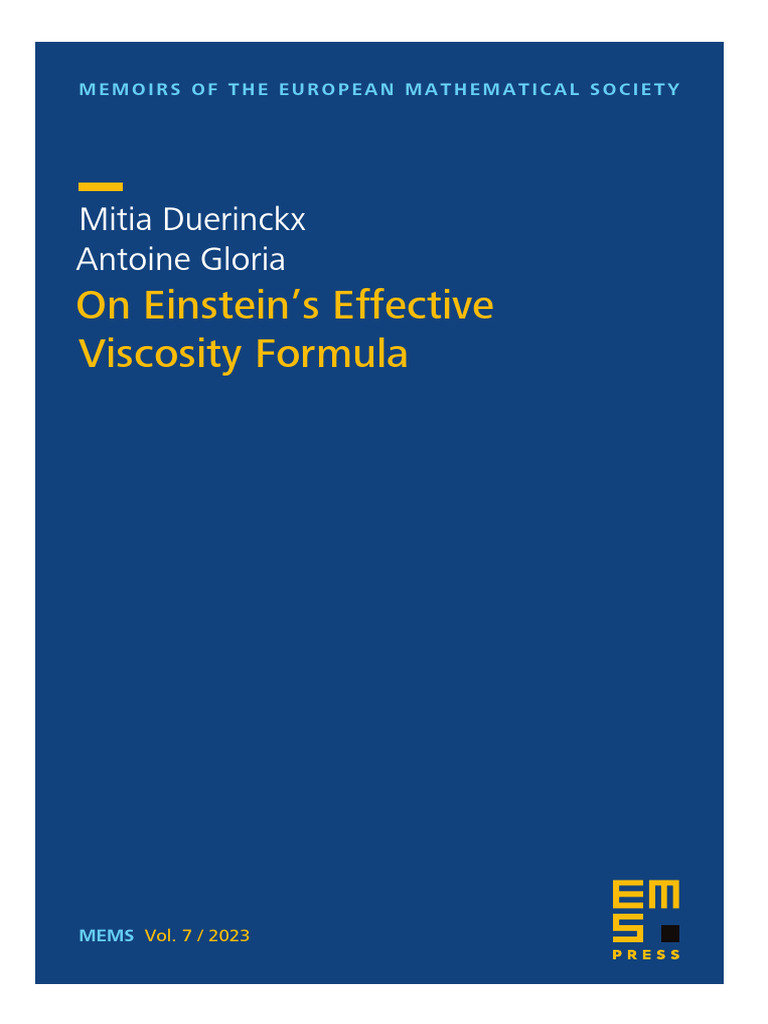 Eff Einstein Viscosity | PDF | Viscosity | Fluid Dynamics