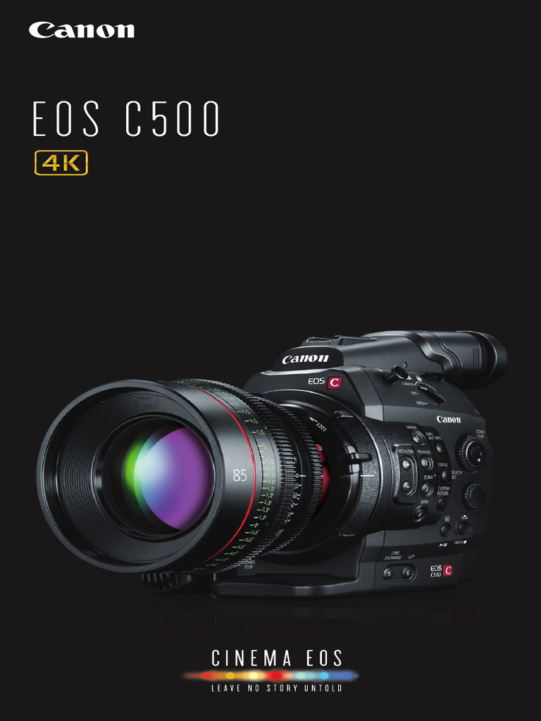 Eos C500 | PDF | Camera Lens | Zoom Lens
