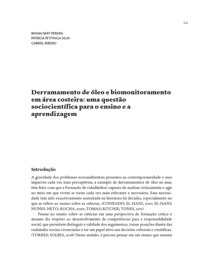 Capítulo Livro Pati - 2022 | PDF | Science | Aprendizado