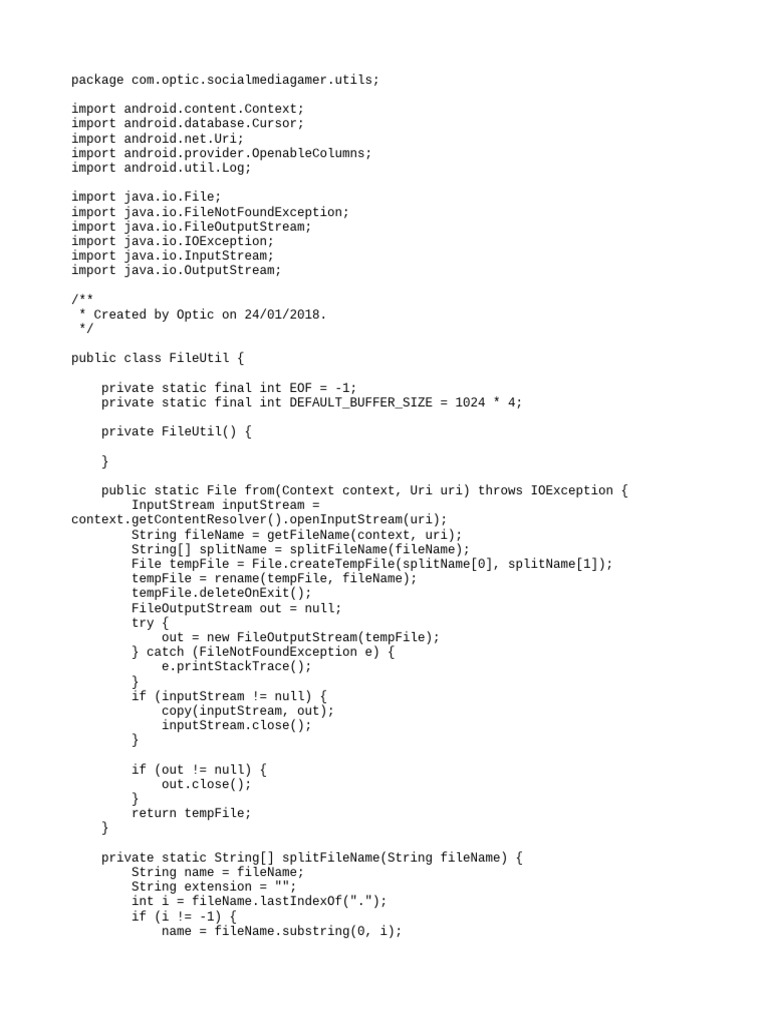 File Util | PDF | String (Computer Science) | Data